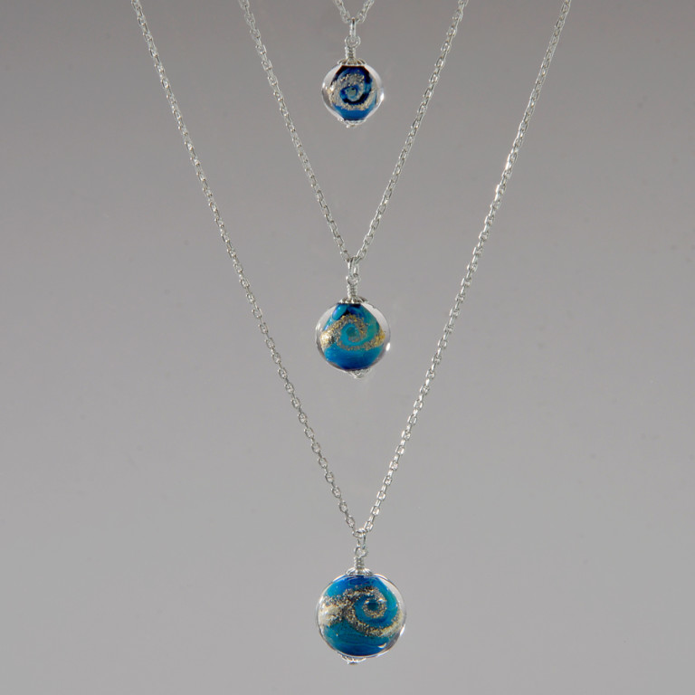 Sterling Silver Memorial Ash Bead – Round – Ash Beads