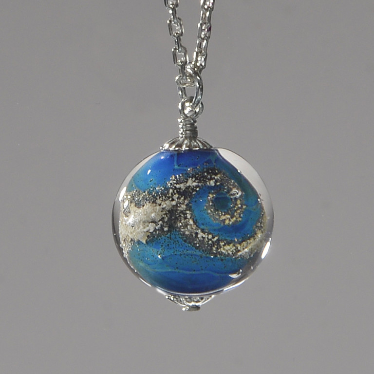 Sterling Silver Memorial Ash Bead – Round – Ash Beads