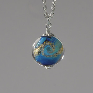 Sterling Silver Memorial Ash Bead – Round – Ash Beads