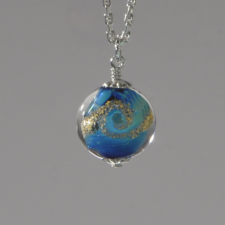 Sterling Silver Memorial Ash Bead – Round – Ash Beads